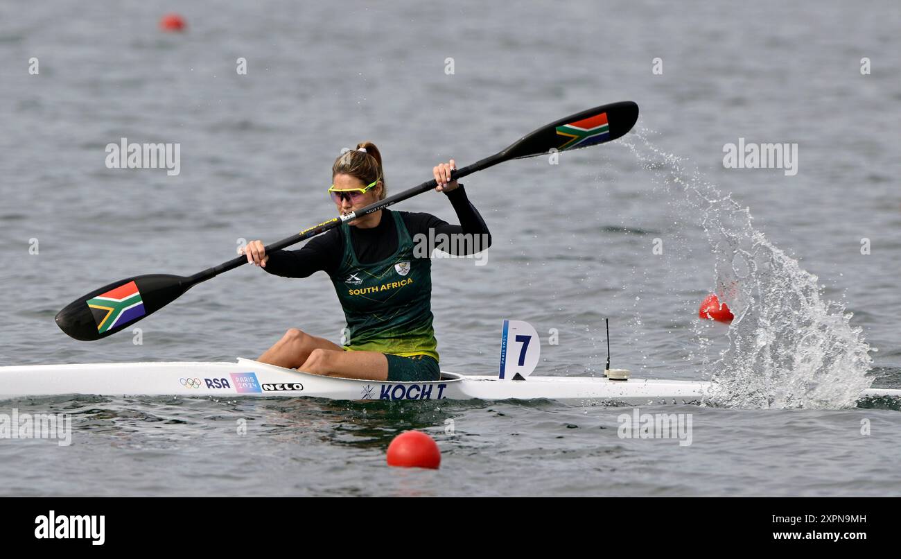 Paris, France. 07th Aug, 2024. Paris 2024 Olympic Games. Canoe Sprint ...