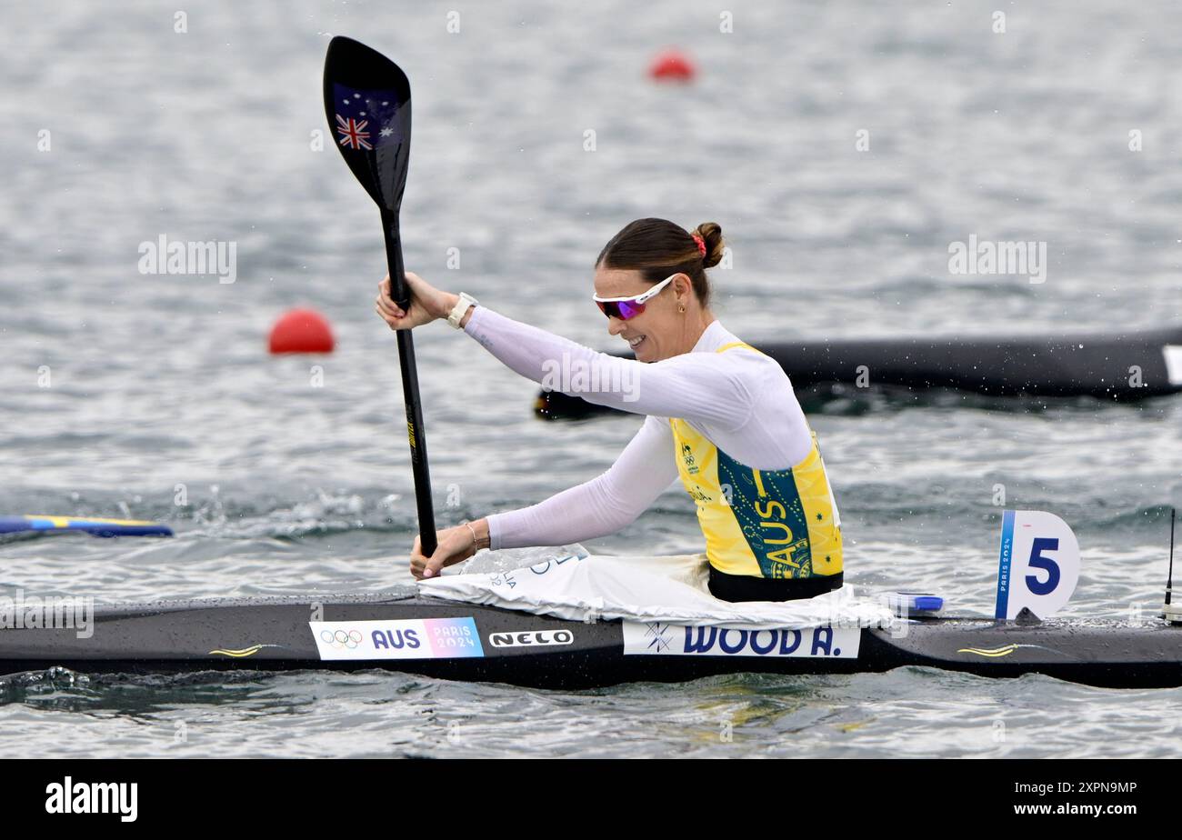 Paris, France. 07th Aug, 2024. Paris 2024 Olympic Games. Canoe Sprint ...