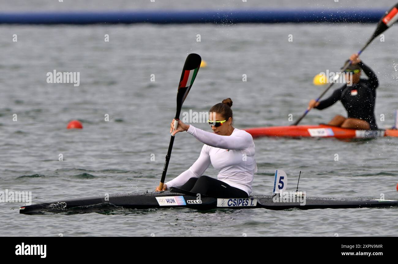Paris, France. 07th Aug, 2024. Paris 2024 Olympic Games. Canoe Sprint ...