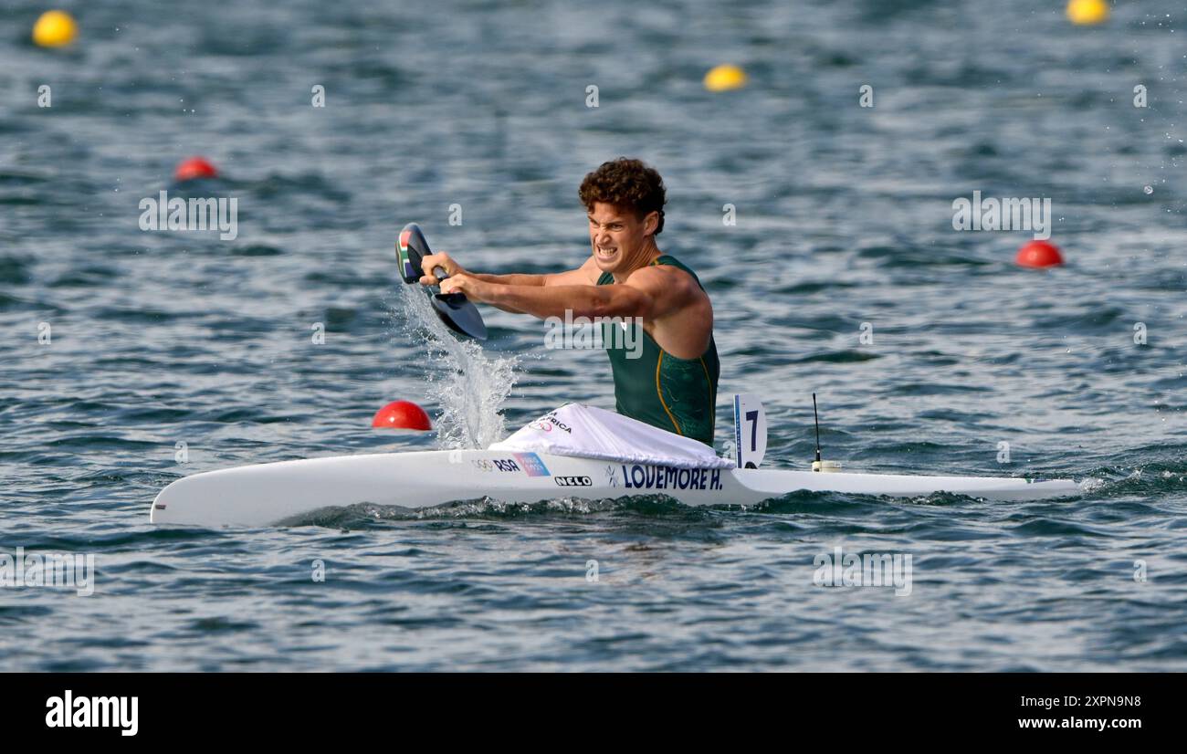 Paris, France. 07th Aug, 2024. Paris 2024 Olympic Games. Canoe Sprint ...
