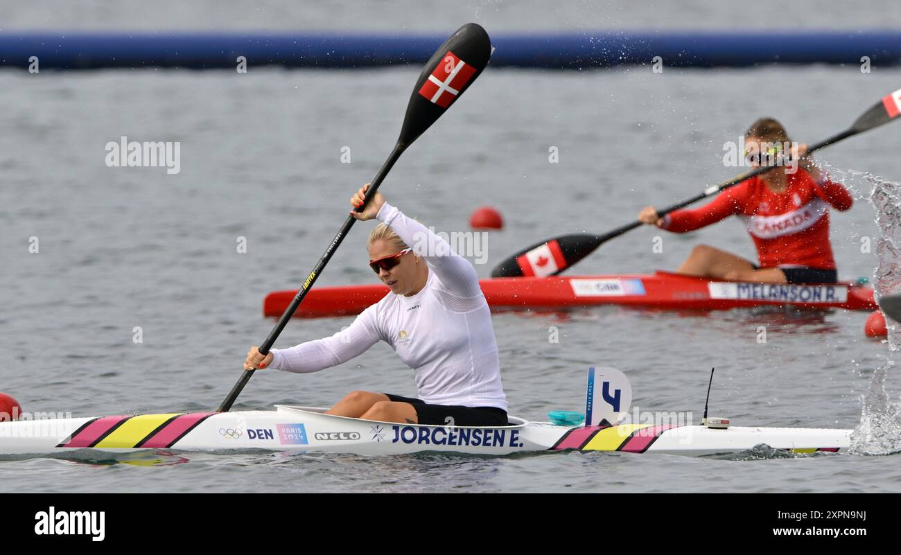 Paris, France. 07th Aug, 2024. Paris 2024 Olympic Games. Canoe Sprint ...