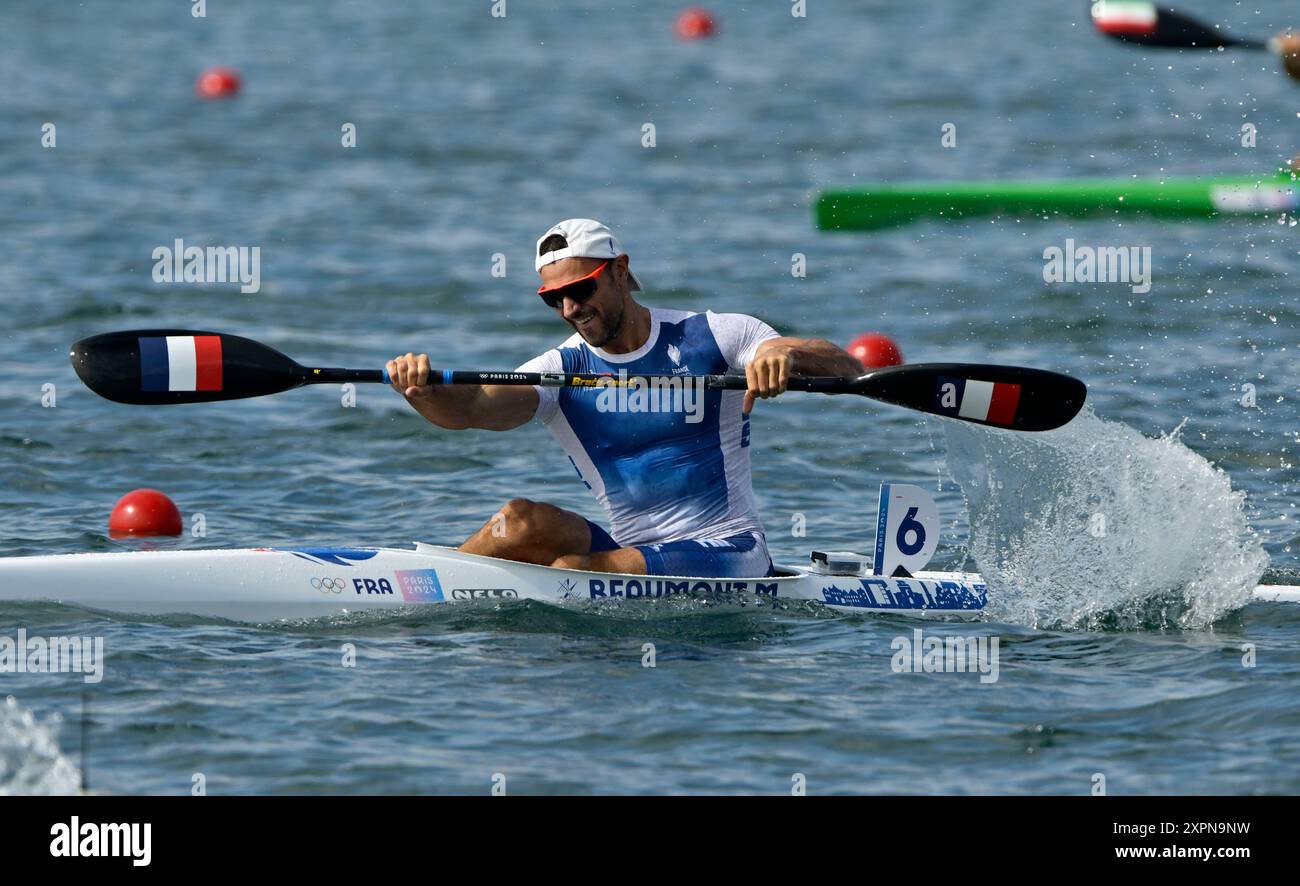 Paris, France. 07th Aug, 2024. Paris 2024 Olympic Games. Canoe Sprint ...