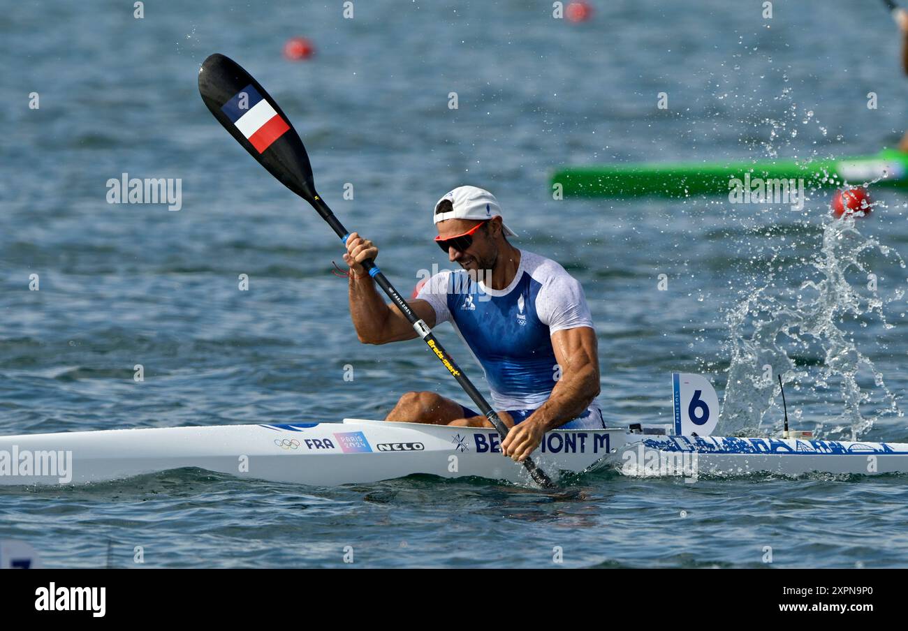 Paris, France. 07th Aug, 2024. Paris 2024 Olympic Games. Canoe Sprint ...
