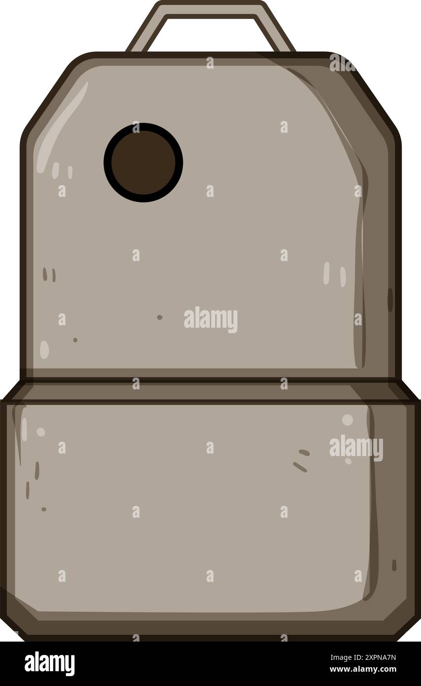 water plastic tank cartoon vector illustration Stock Vector Image & Art ...