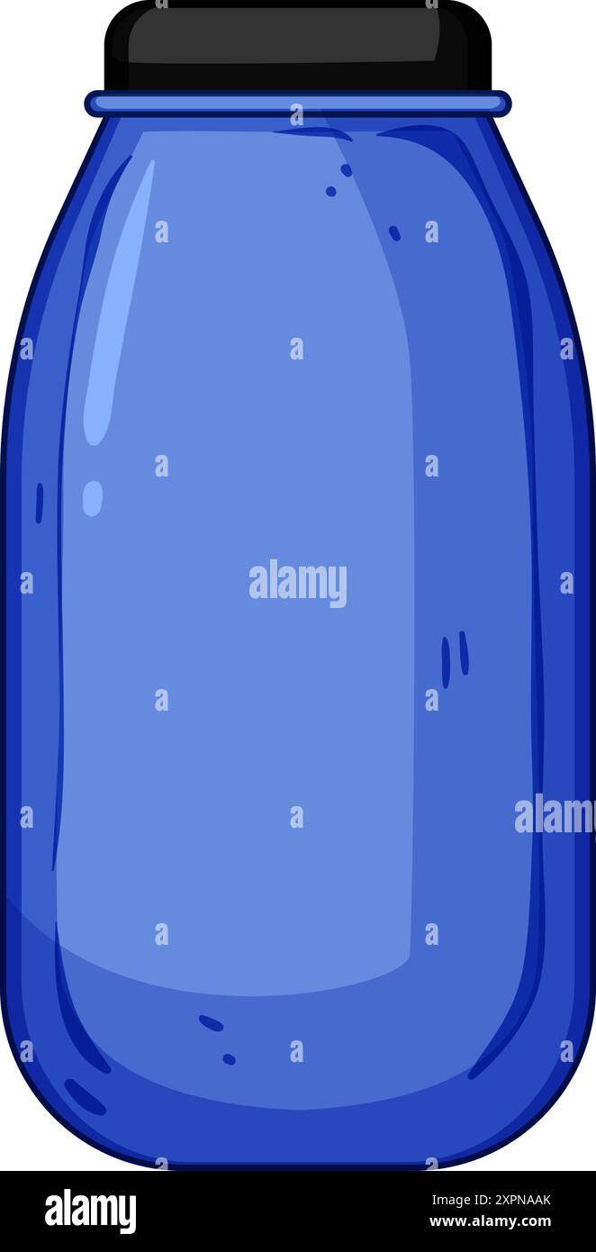 storage plastic tank cartoon vector illustration Stock Vector Image ...
