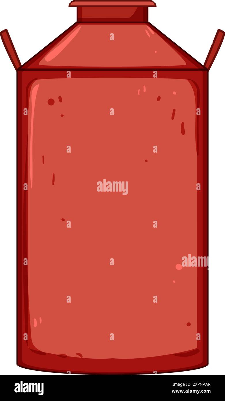 factory plastic tank cartoon vector illustration Stock Vector Image ...