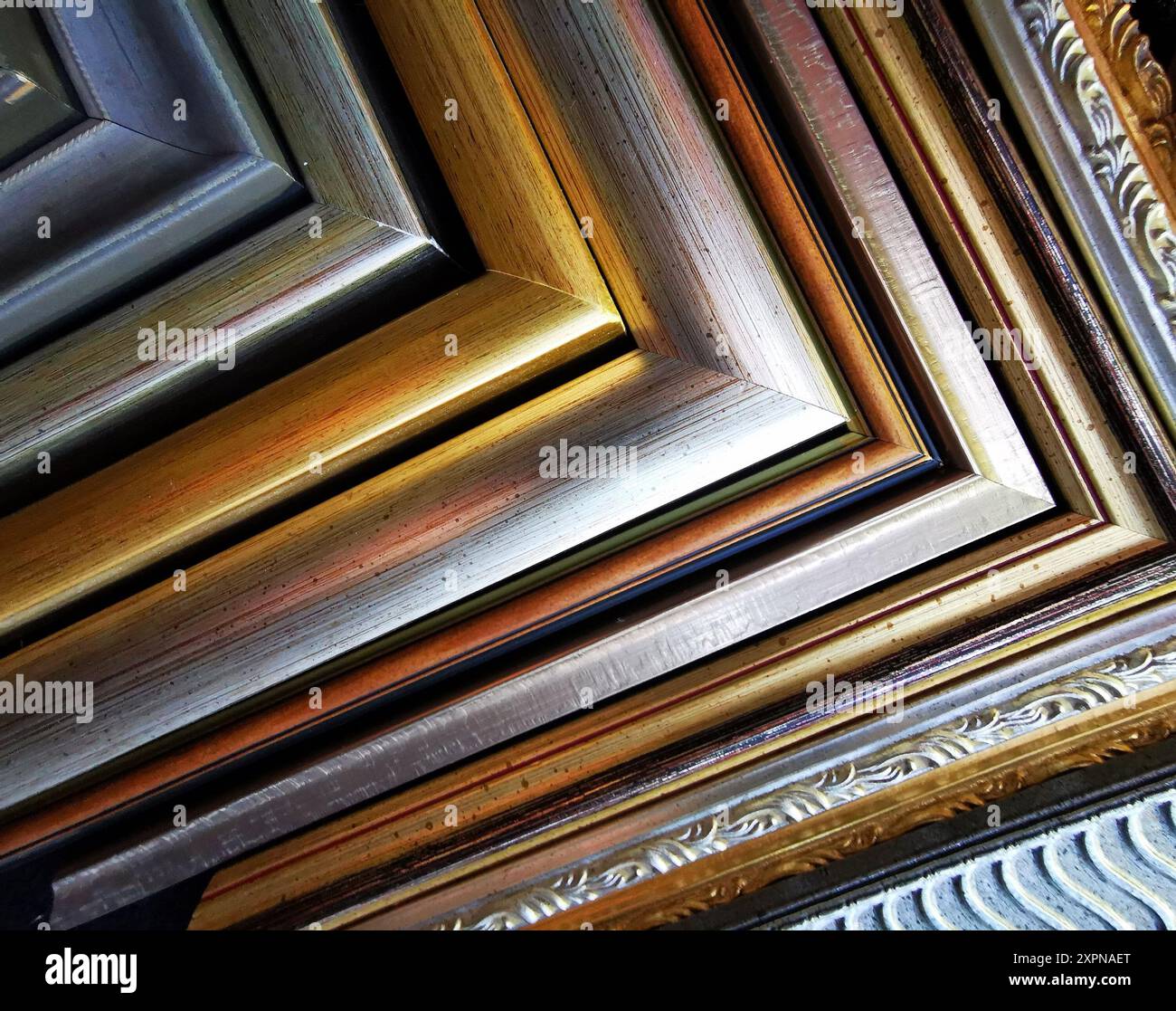 texture from the old frames as new background Stock Photo - Alamy
