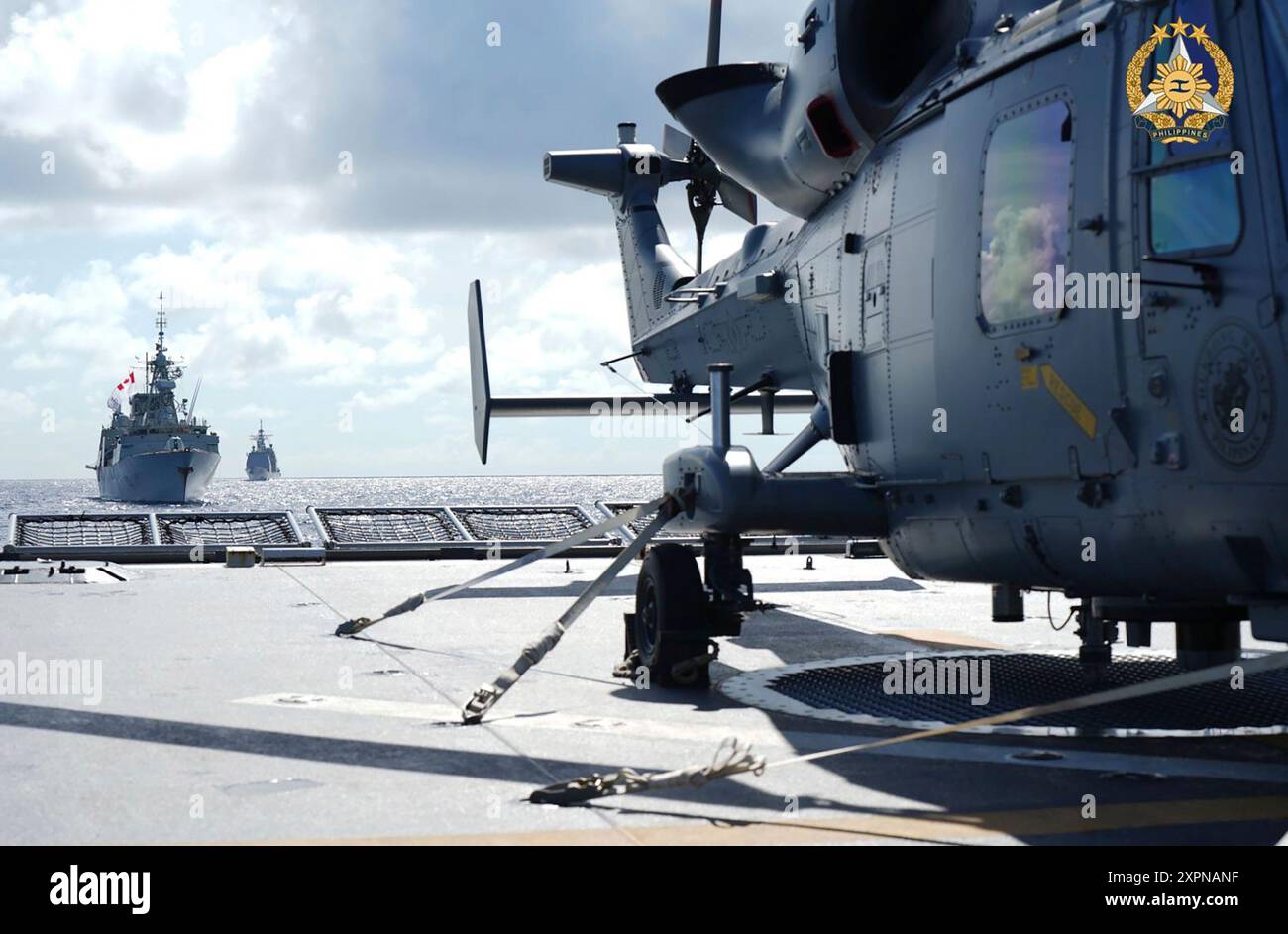 In this handout photo provided by Public Affairs Office Armed Forces of ...