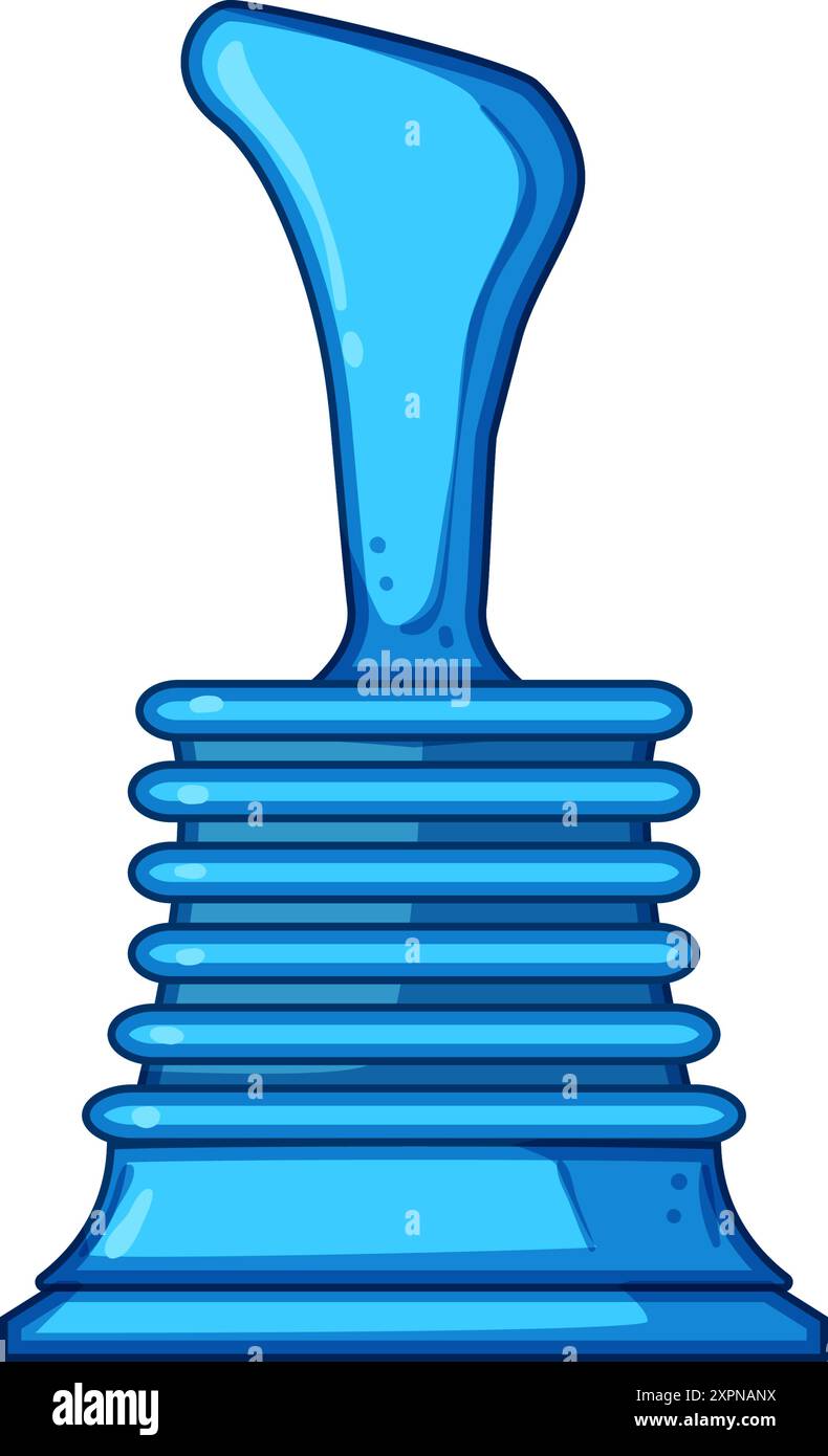 pump plunger cartoon vector illustration Stock Vector Image & Art - Alamy