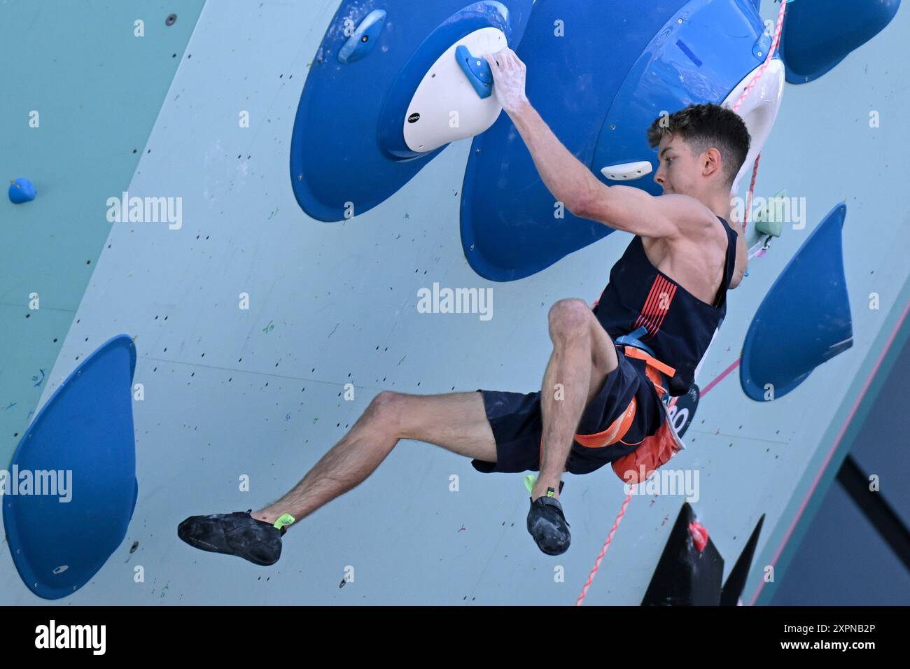 Le Bourget, France. 07th Aug, 2024. Olympia, Paris 2024, climbing ...