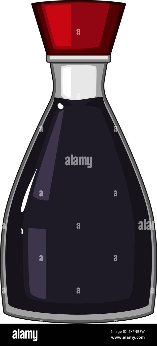 teriyaki soy sauce cartoon vector illustration Stock Vector Image & Art ...