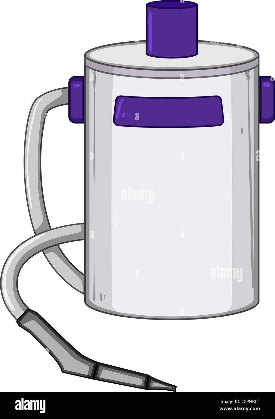 carpet steam cleaner cartoon vector illustration Stock Vector Image ...