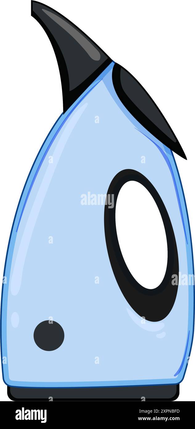 cleaning steam cleaner cartoon vector illustration Stock Vector Image ...