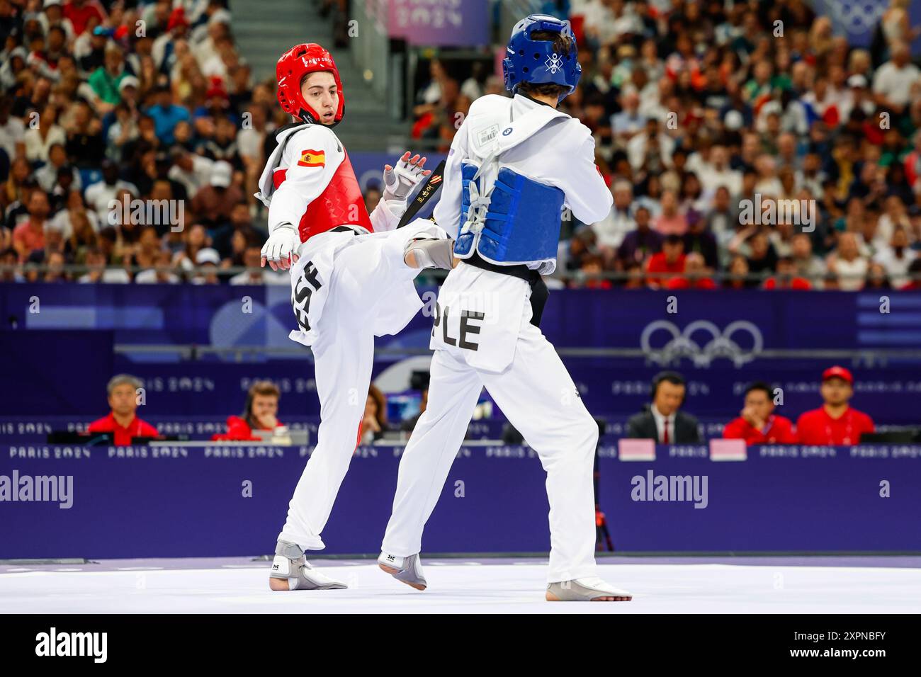 Adrian Vicente Yunta of Spain and Omar Yaser Ismail of Palestine ...