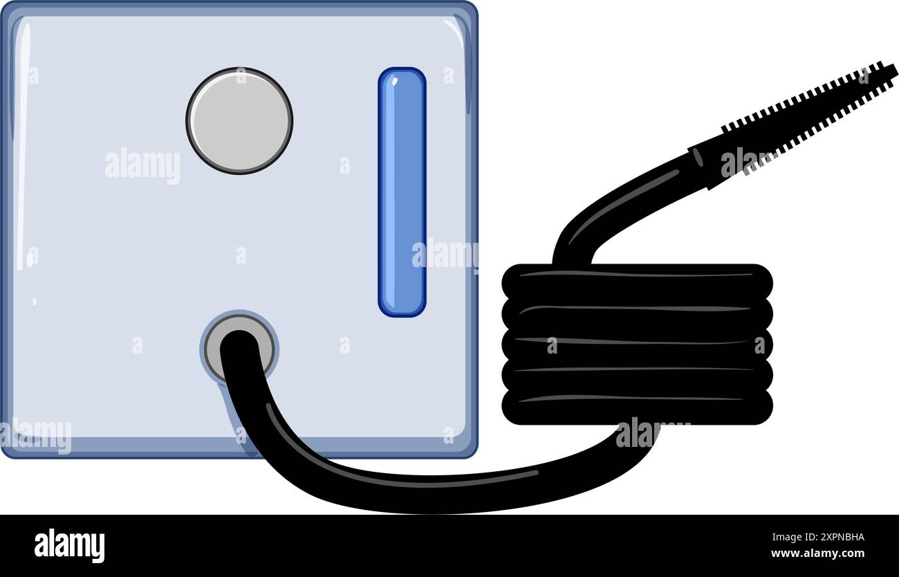 clean steam cleaner cartoon vector illustration Stock Vector Image ...