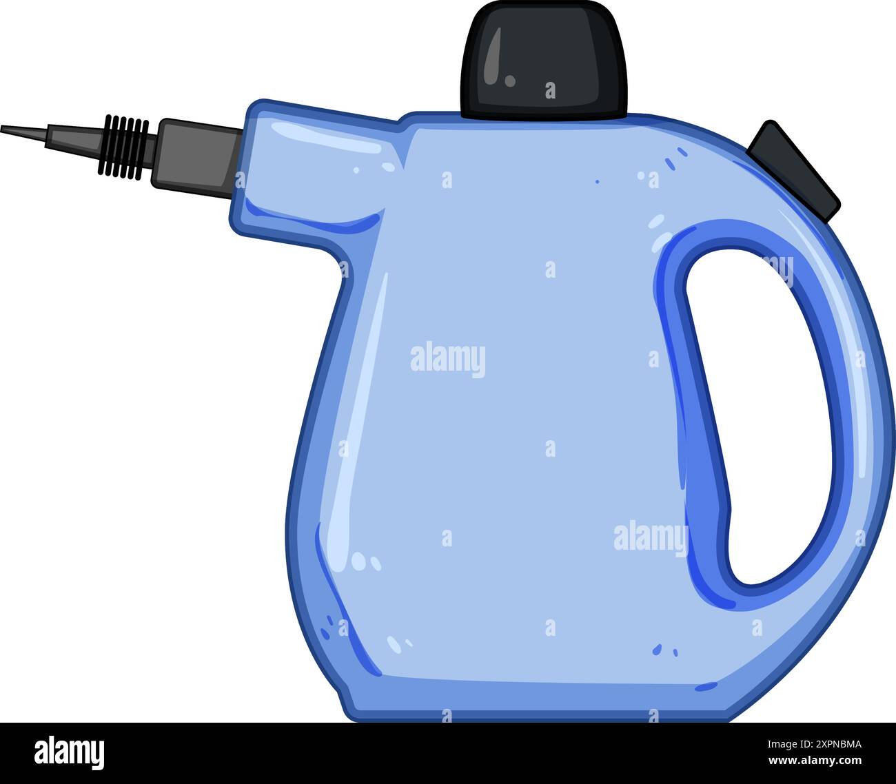 iron steam cleaner cartoon vector illustration Stock Vector Image & Art ...