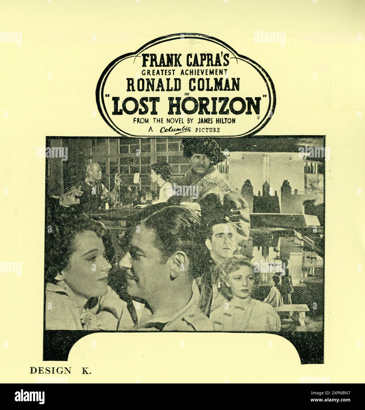 RONALD COLMAN as Robert Conway JANE WYATT H.B. WARNER EDWARD EVERETT ...