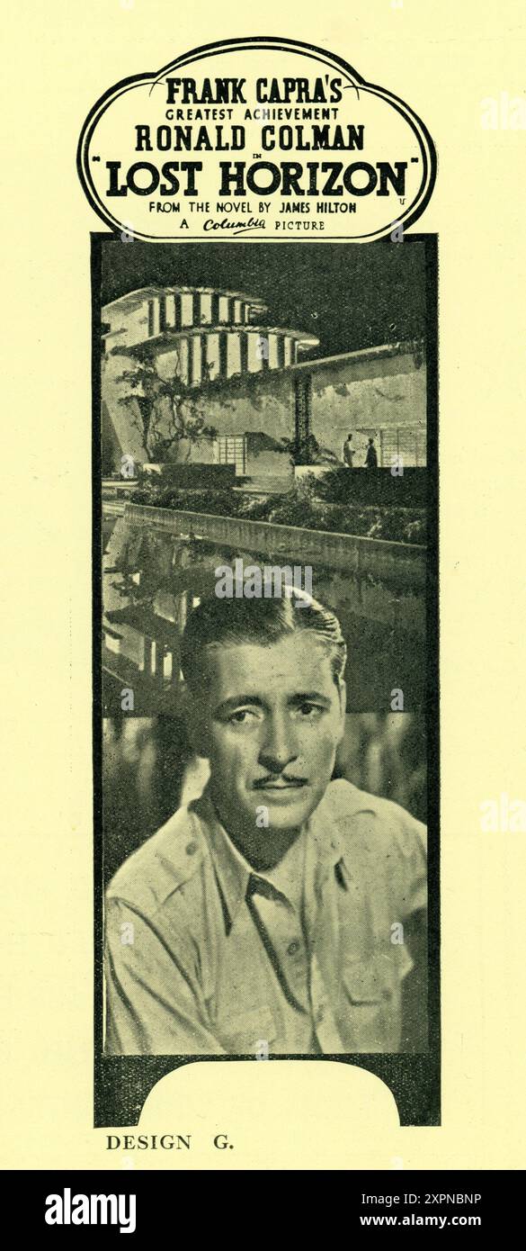 RONALD COLMAN as Robert Conway in LOST HORIZON 1937 director FRANK ...