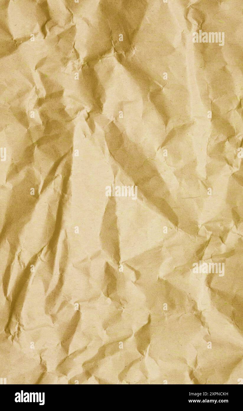 Light brown crumpled paper texture hi-res stock photography and images ...