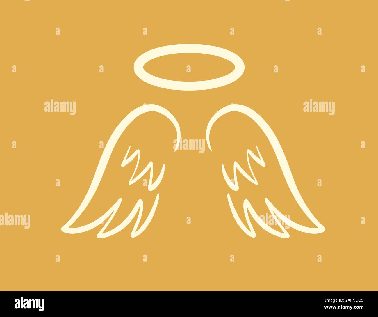 Angle wings silhouette Stock Vector Images - Alamy