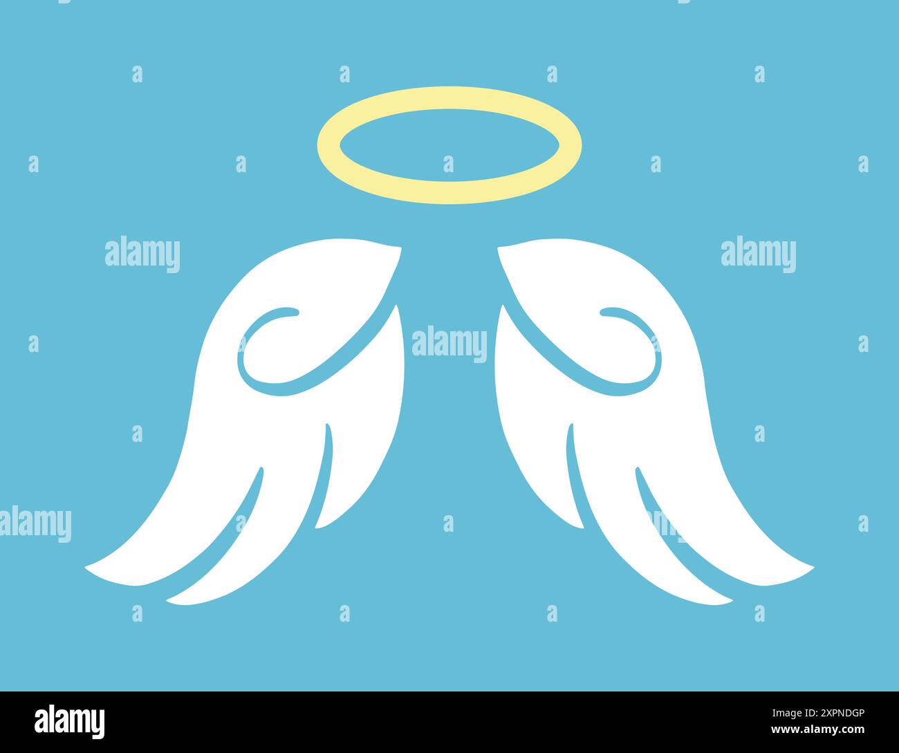 Angle wings silhouette Stock Vector Images - Alamy
