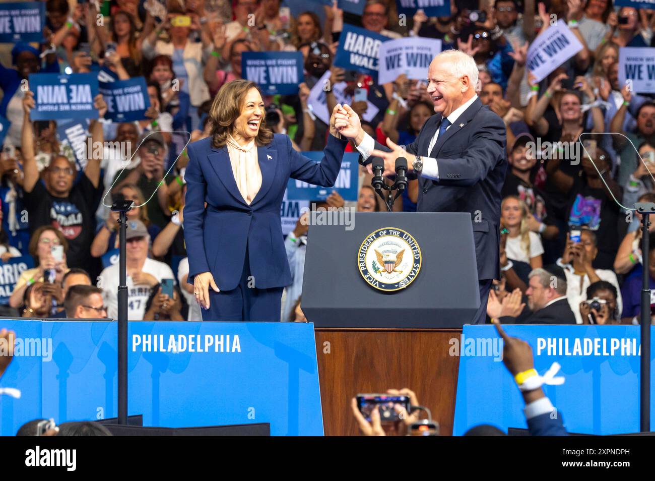 Philadelphia, Pennsylvania, USA. 6th Aug, 2024. (NEW) Democratic ...