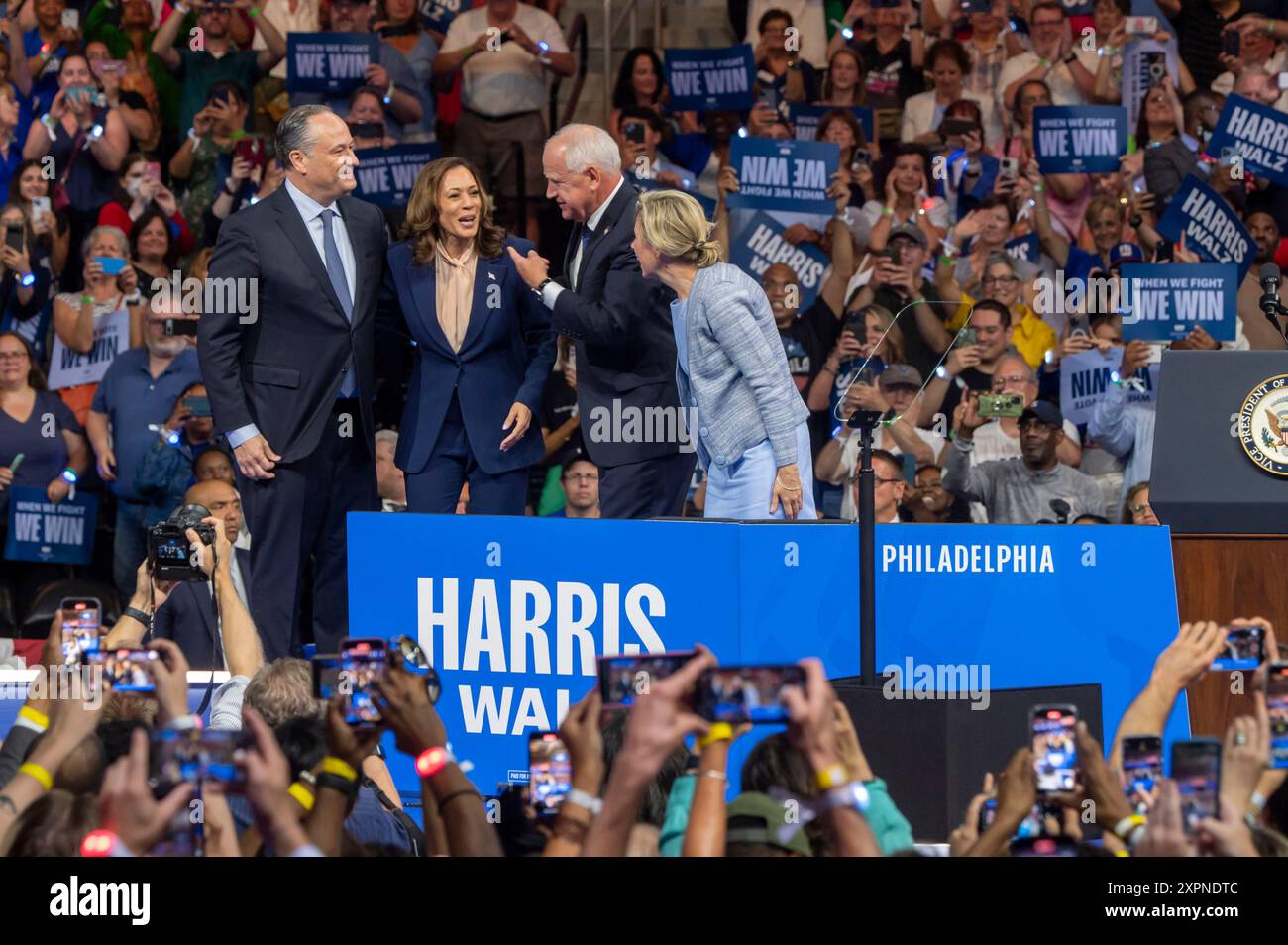 Philadelphia, Pennsylvania, USA. 6th Aug, 2024. (NEW) Democratic ...