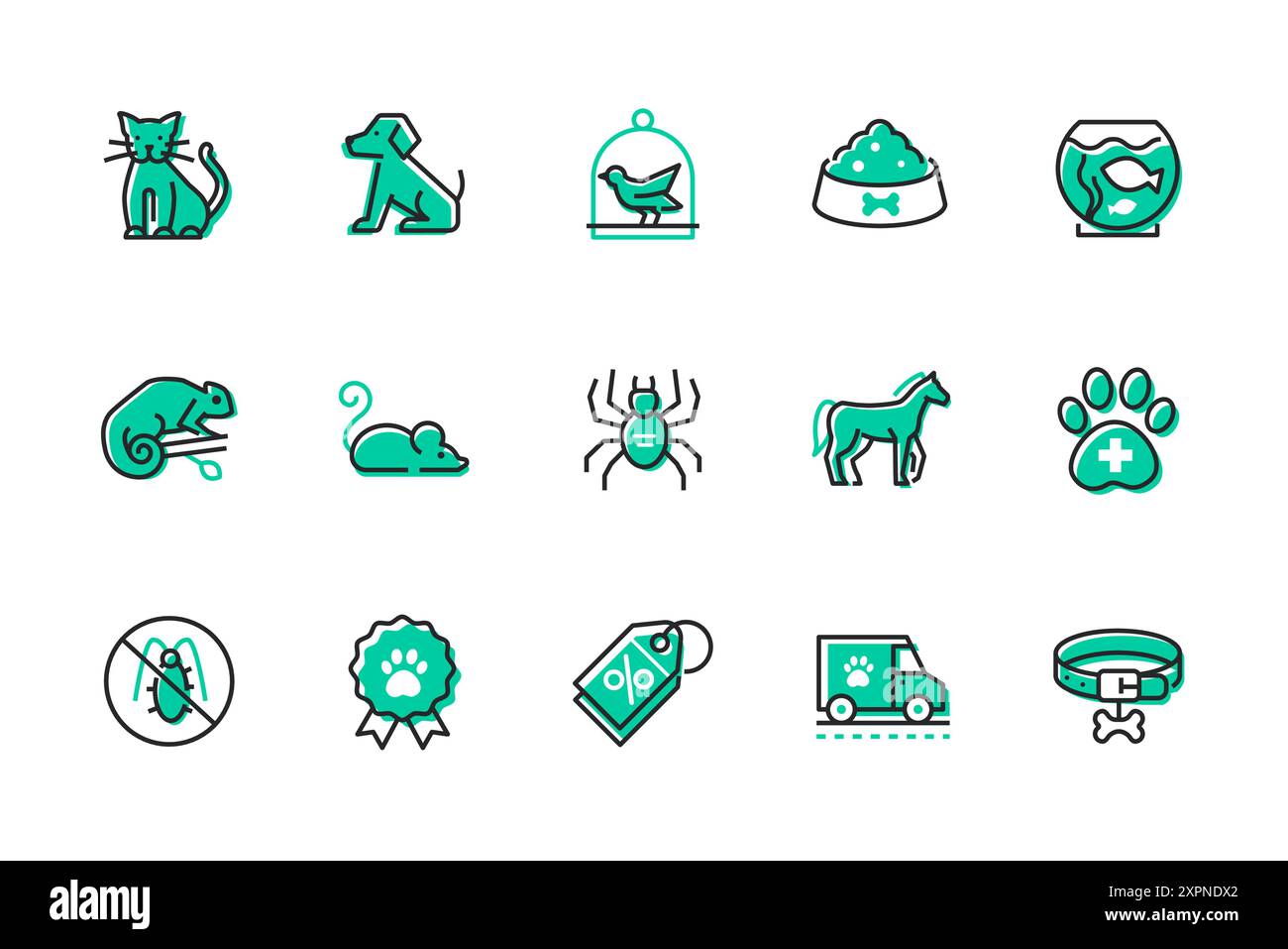 Set pet supplies dog Stock Vector Images - Alamy