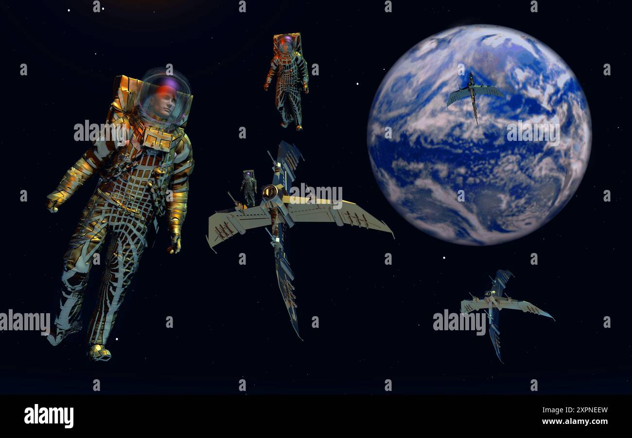 Planet earth and space and floating hi-res stock photography and images ...