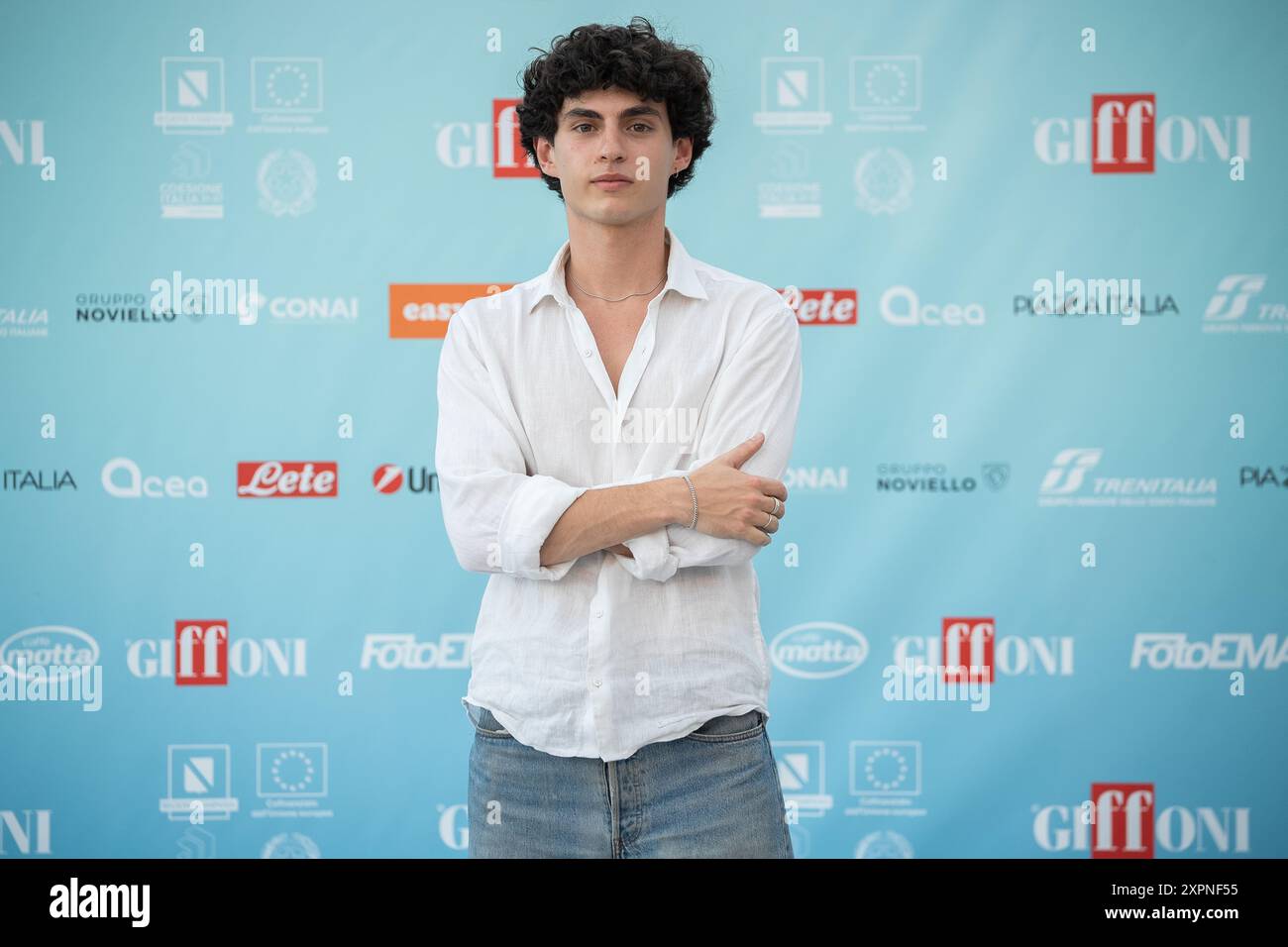 Giffoni Valle Piana, Italy. 20th July, 2024. Tha italian Actor Robel ...