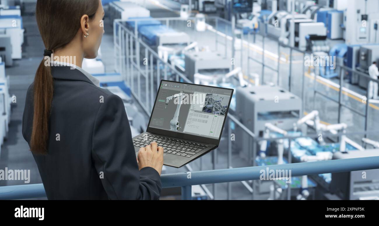 Multiethnic engineer female factory worker hi-res stock photography and ...