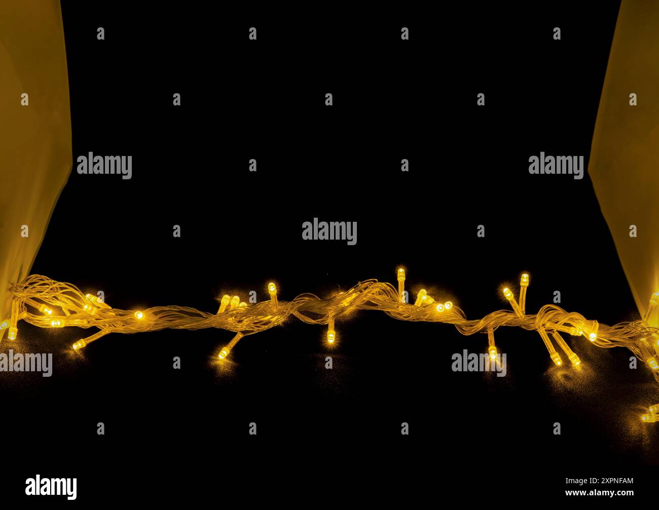 Christmas Lights Warm Flickering wire LED Lights for Festival ...