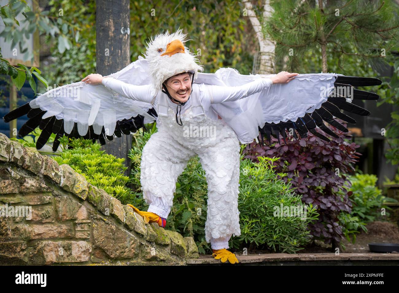 Dressed as an albatross, award-winning drag king Bi-Curious George ...