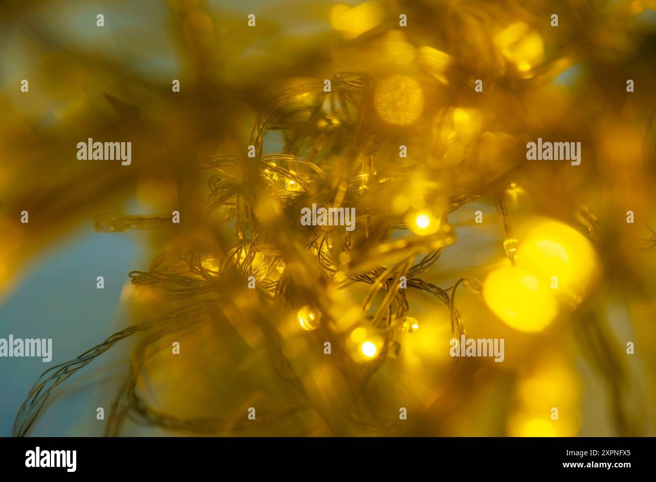 Christmas Lights Warm Flickering wire LED Lights for Festival ...