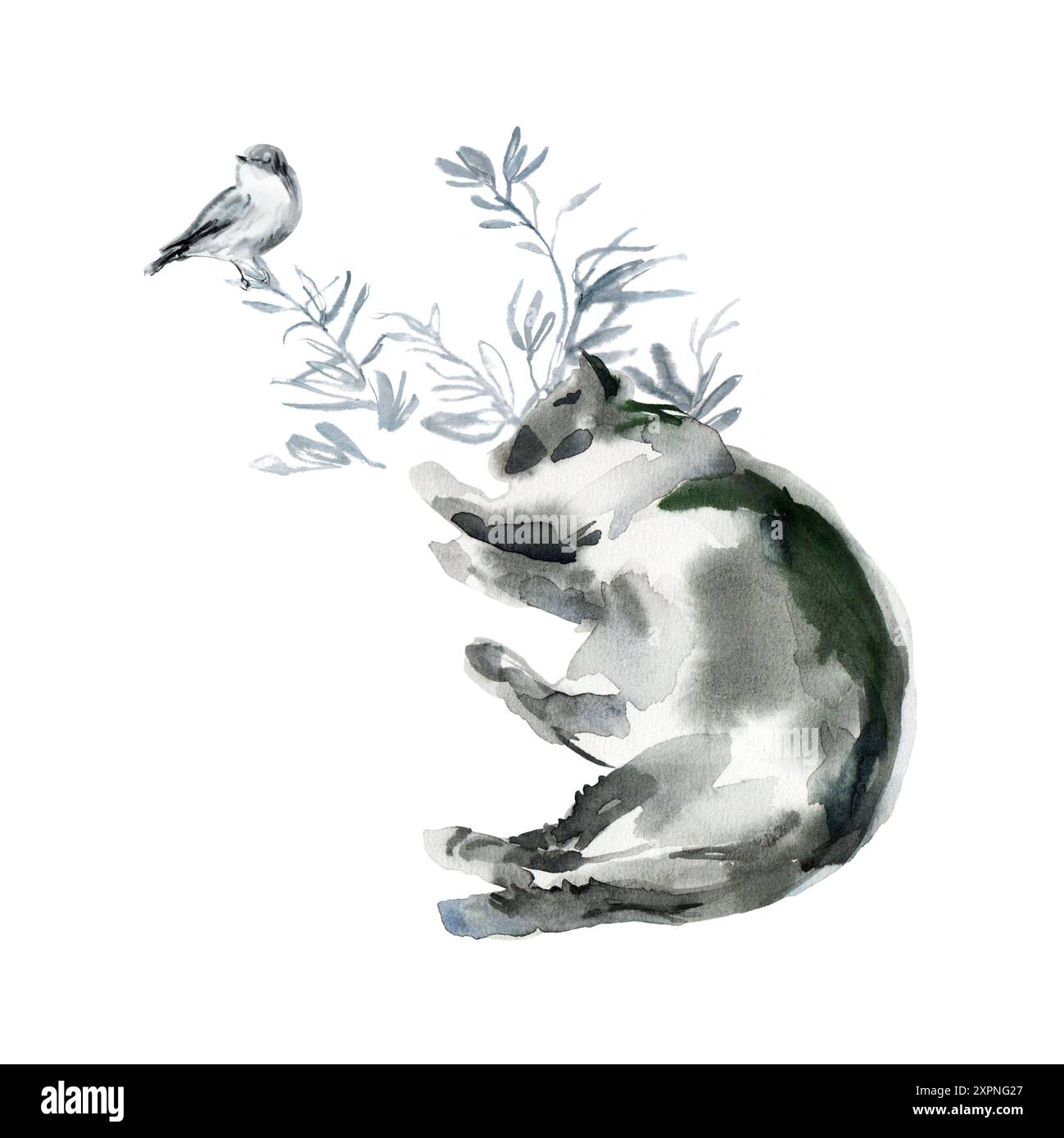 bird singing drawing