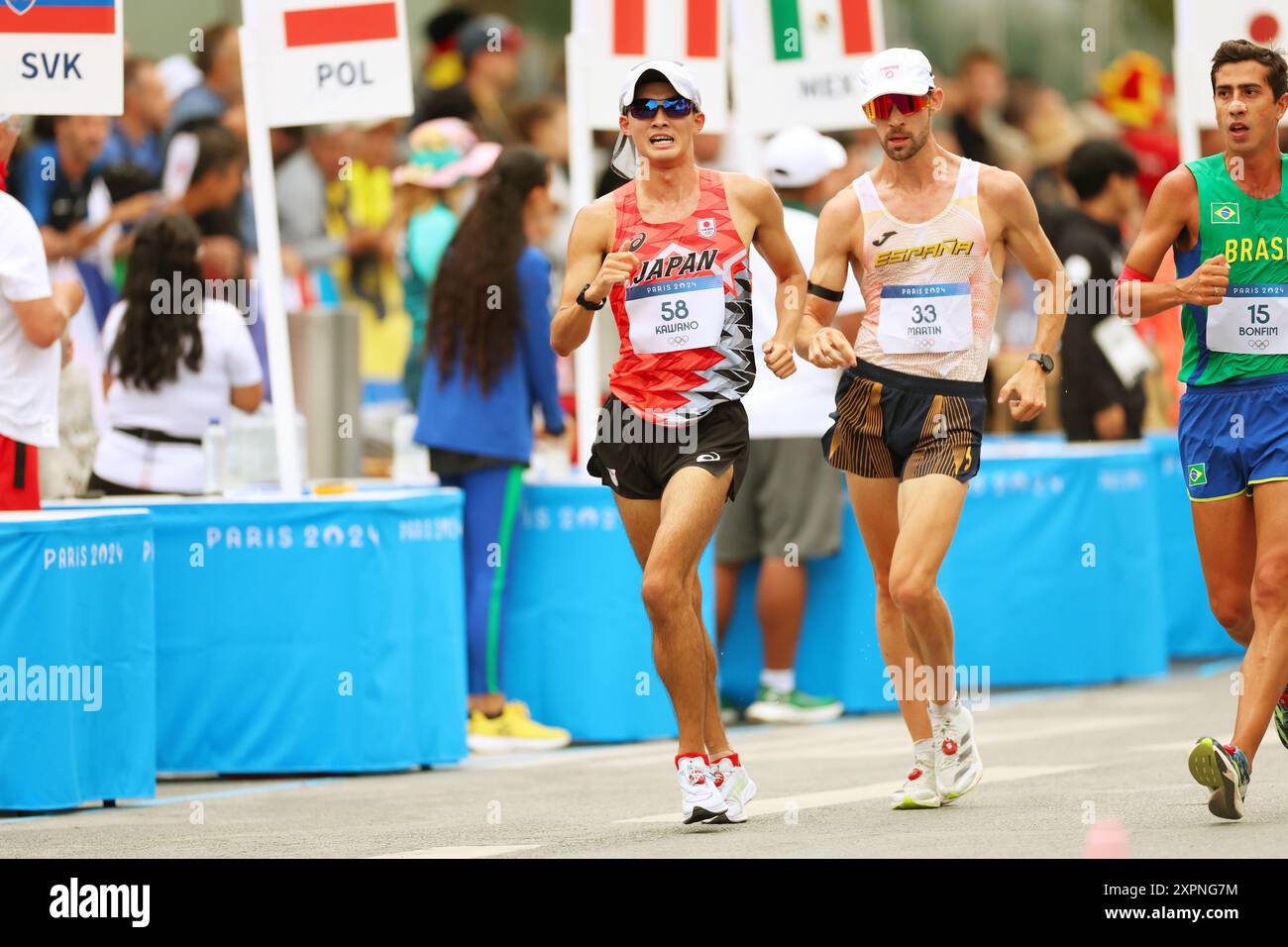 Paris, France. 7th Aug, 2024. Masatora Kawano (JPN) Race Walk : Mixed ...