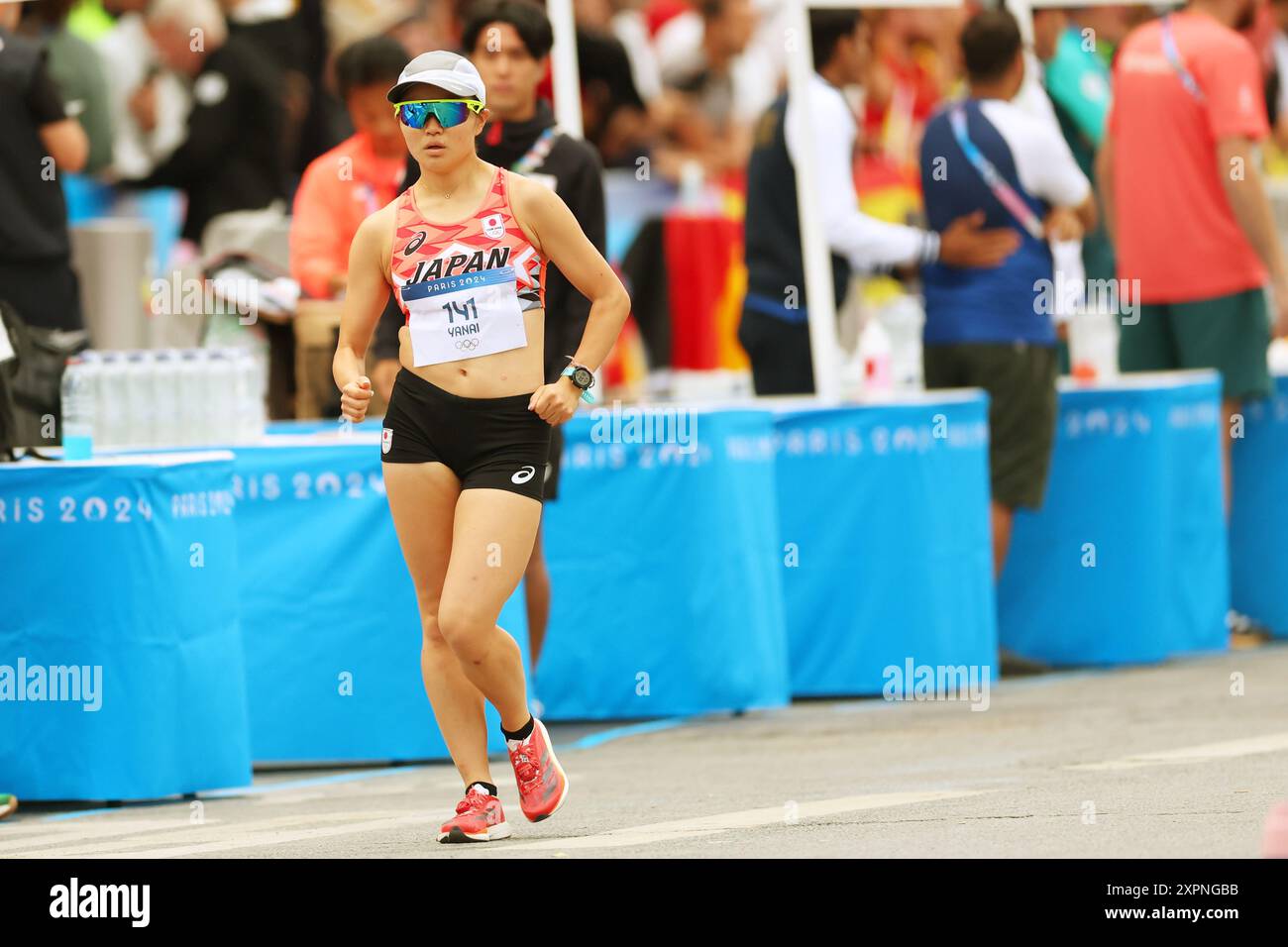 Paris, France. 7th Aug, 2024. Ayane Yanai (JPN) Race Walk : Mixed Walk ...