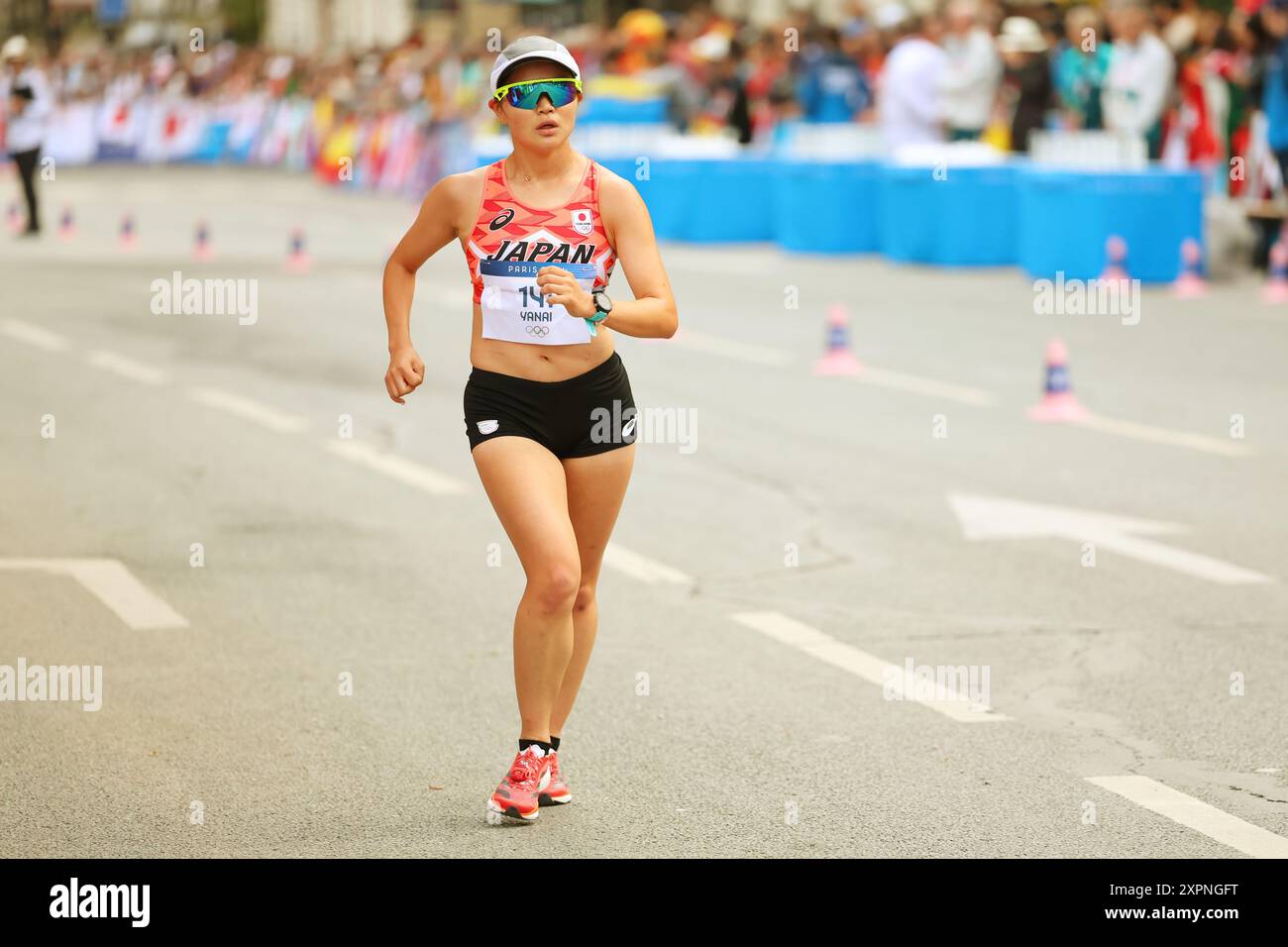 Paris, France. 7th Aug, 2024. Ayane Yanai (JPN) Race Walk : Mixed Walk ...