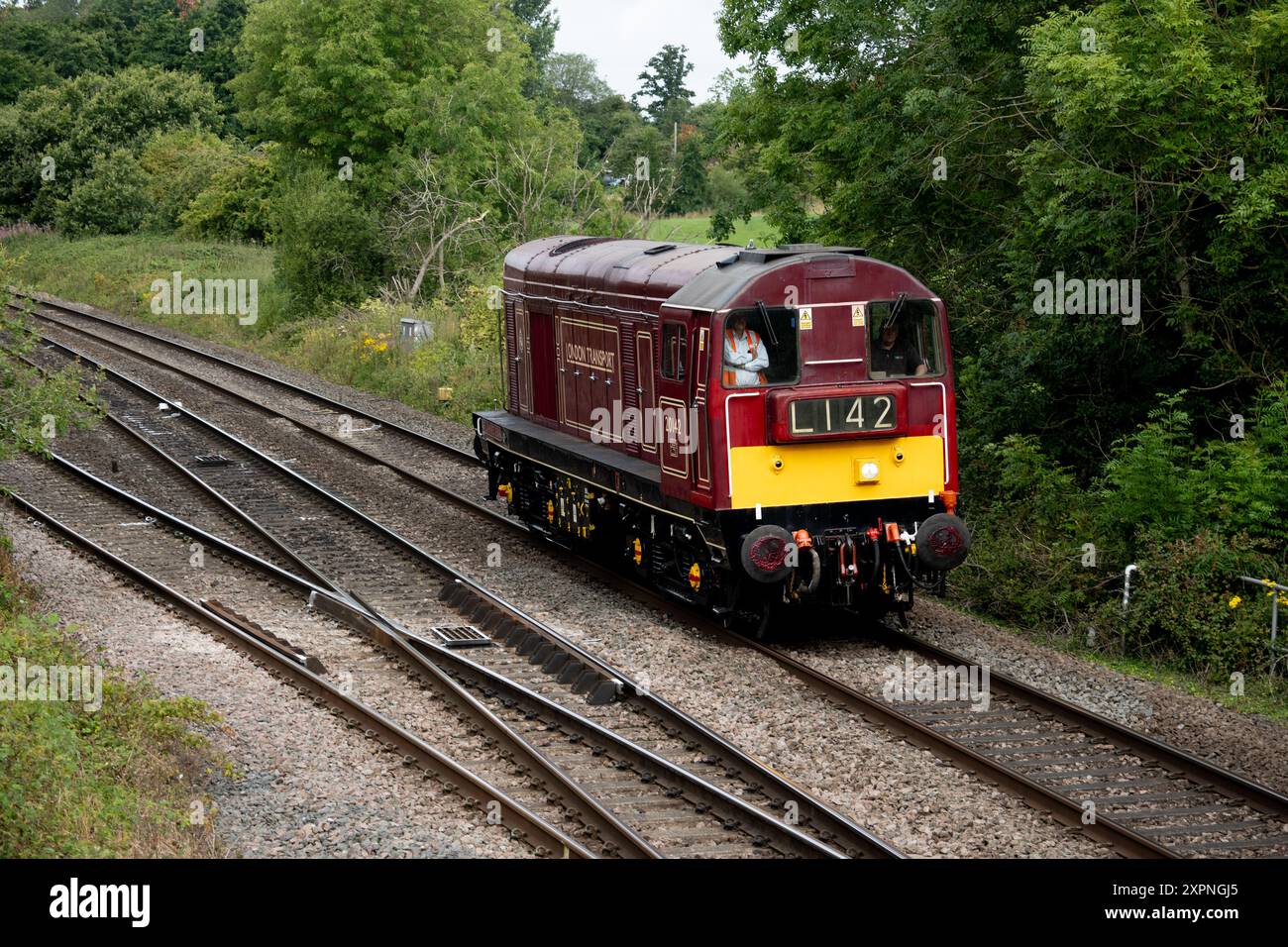 Class 20 diesel locomotive No. 20142 "Sir John Betjeman" in London ...
