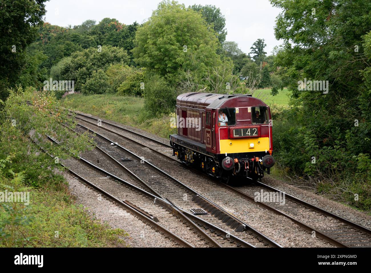 Class 20 diesel locomotive No. 20142 "Sir John Betjeman" in London ...