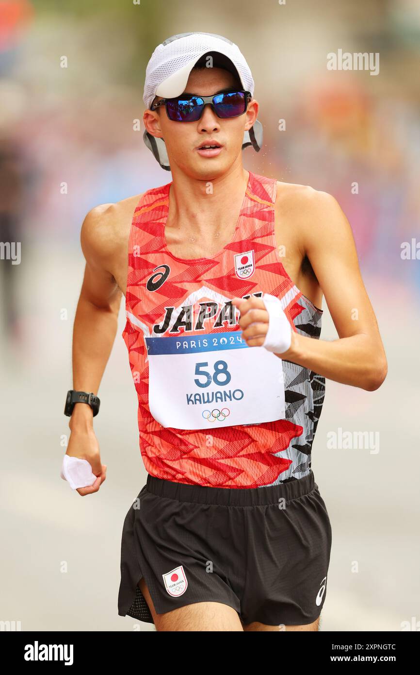 Paris, France. 7th Aug, 2024. Masatora Kawano (JPN) Race Walk : Mixed ...