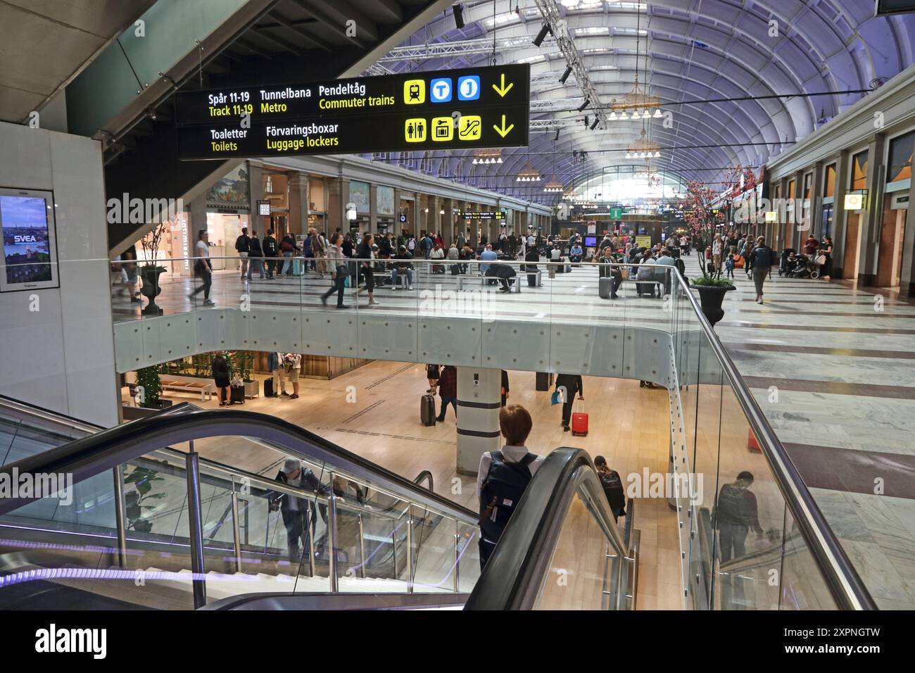 Interior of Central Railway Station, Stockholm Stock Photo - Alamy