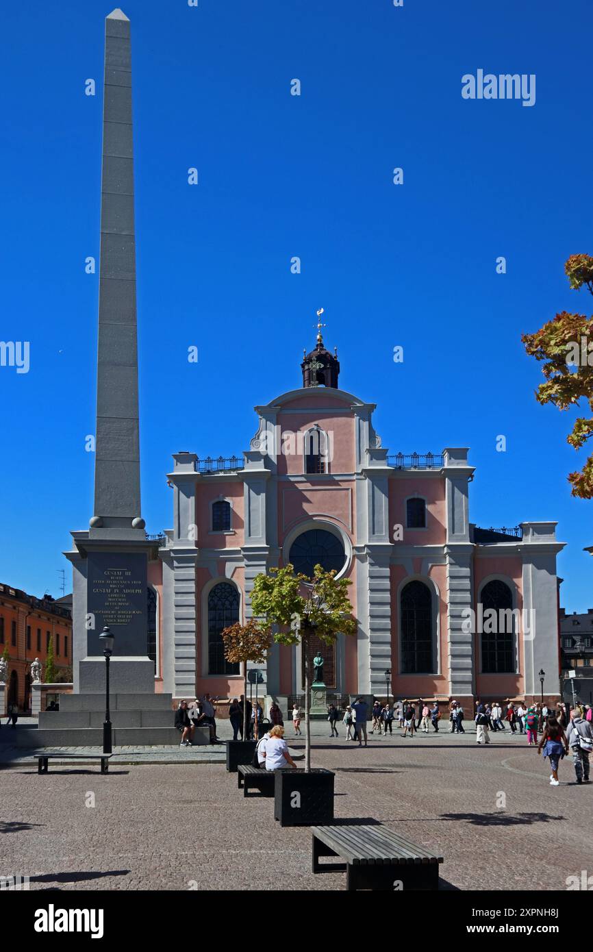 Obelisk at slottsbacken hi-res stock photography and images - Alamy