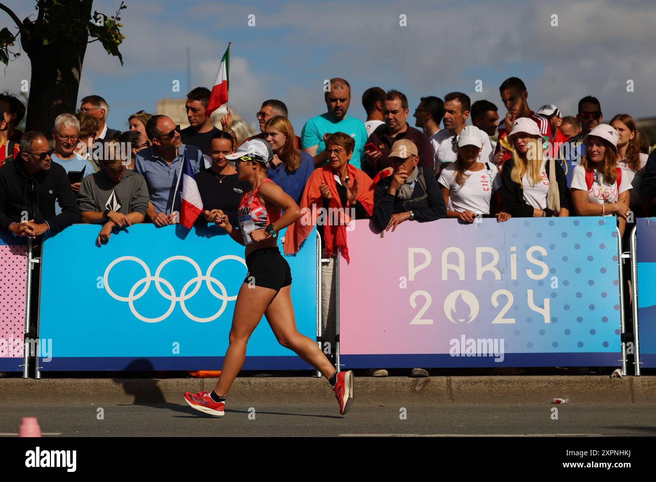 Paris, France. 7th Aug, 2024. Ayane Yanai (JPN) Race Walk : Mixed Walk ...
