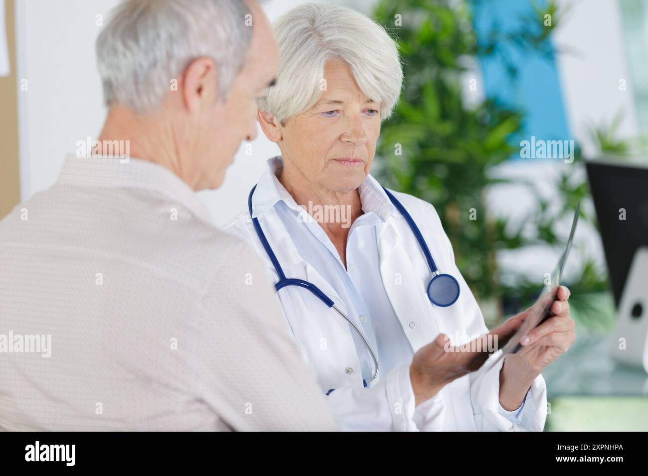 a senior patient with health issues Stock Photo - Alamy