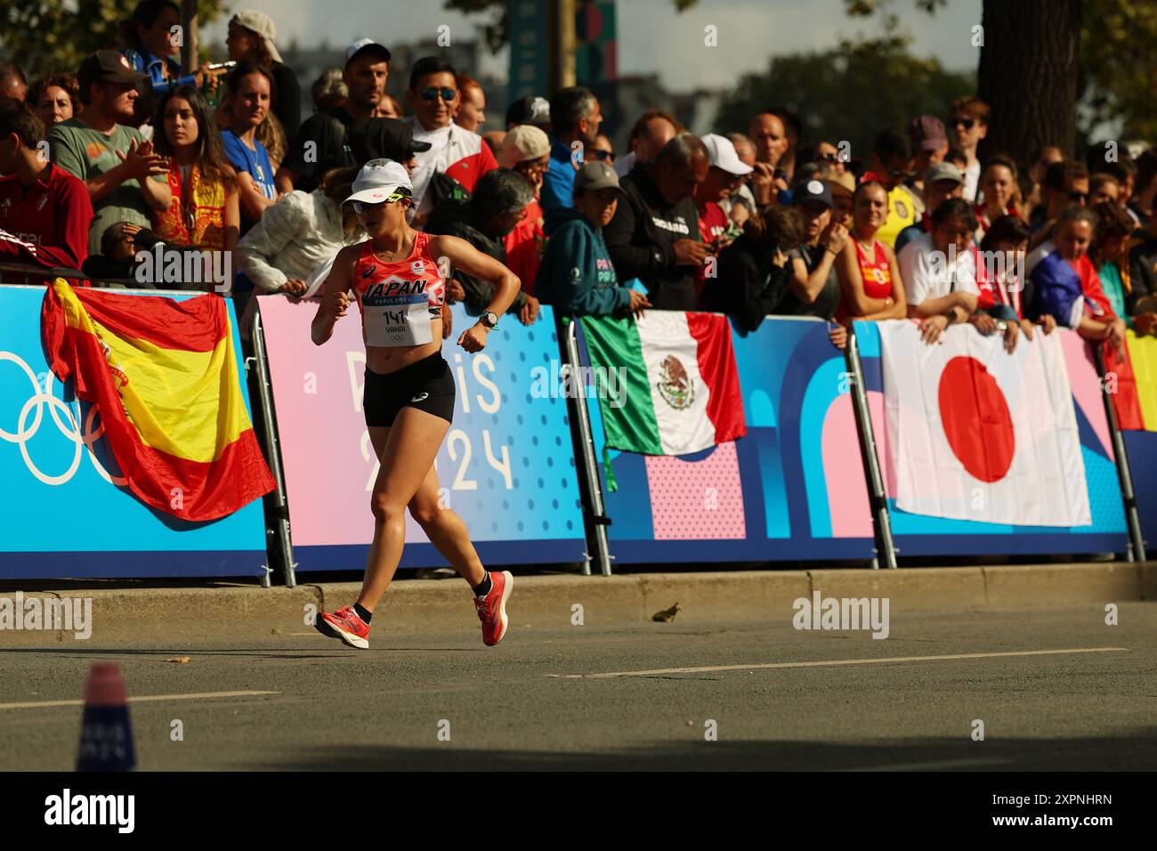 Paris, France. 7th Aug, 2024. Ayane Yanai (JPN) Race Walk : Mixed Walk ...