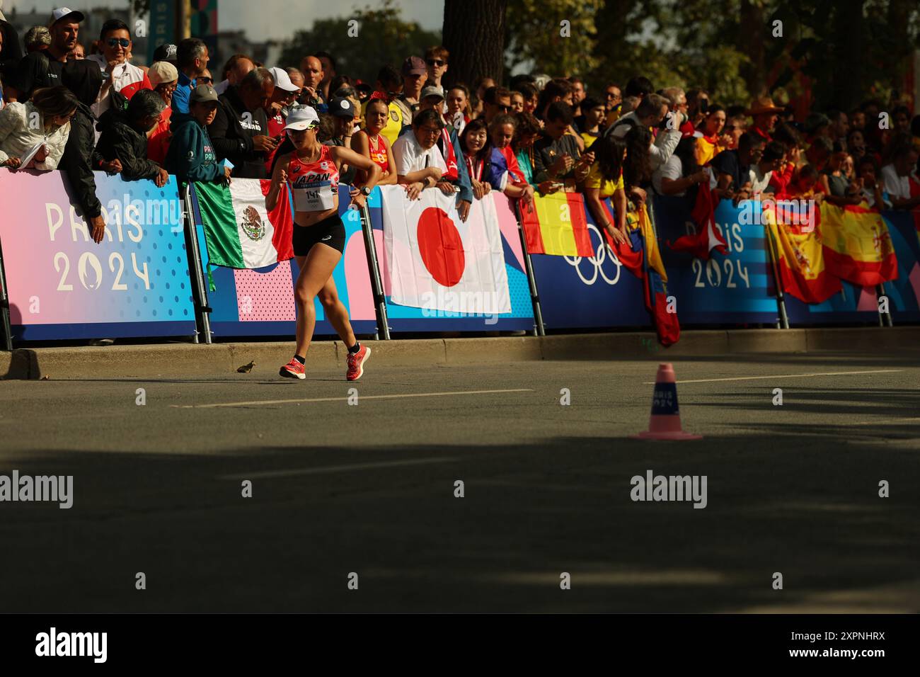 Paris, France. 7th Aug, 2024. Ayane Yanai (JPN) Race Walk : Mixed Walk ...