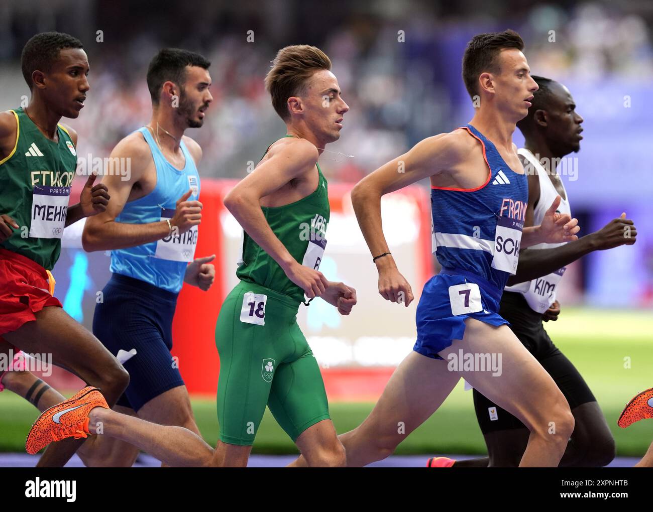 Ireland's Brian Fay during the Men''s 5000m heats at the Stade de ...