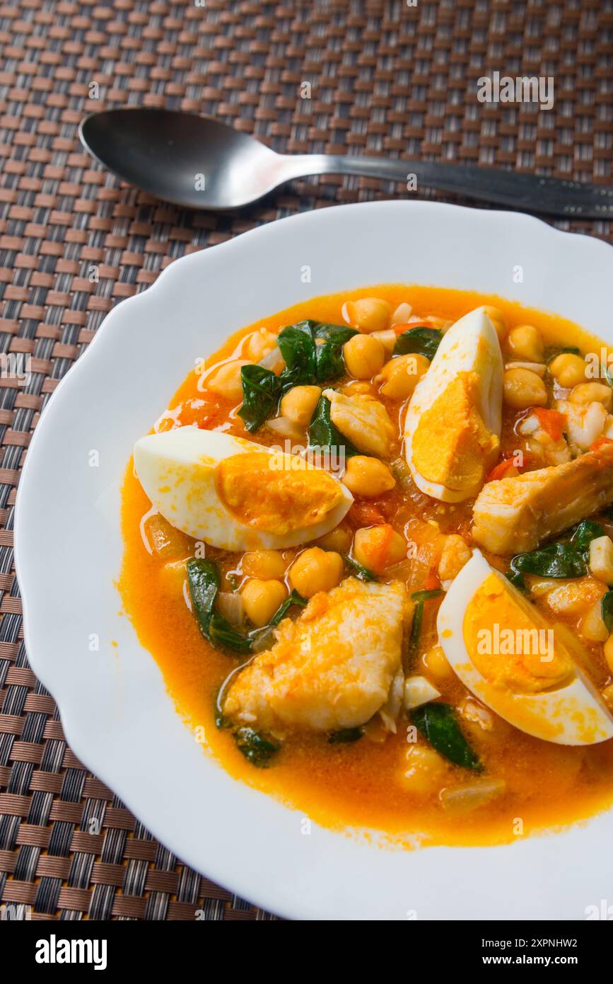 Potaje de vigilia, traditional Spanish Holy Week dish. Spain Stock ...