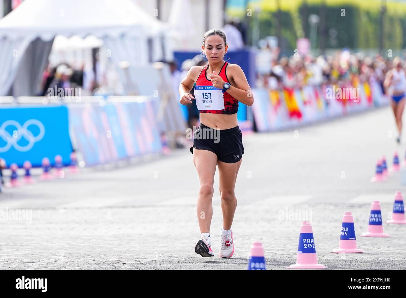 Ayse Tekdal of Turkey competes during Marathon Race Walk Relay Mixed of ...